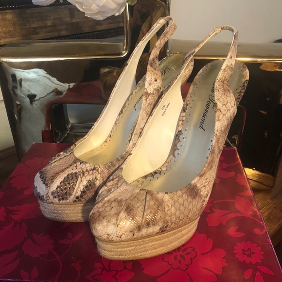 Lulu Townsend | Shoes | Lulu Townsend Cream Platforms High Heels | Poshmark